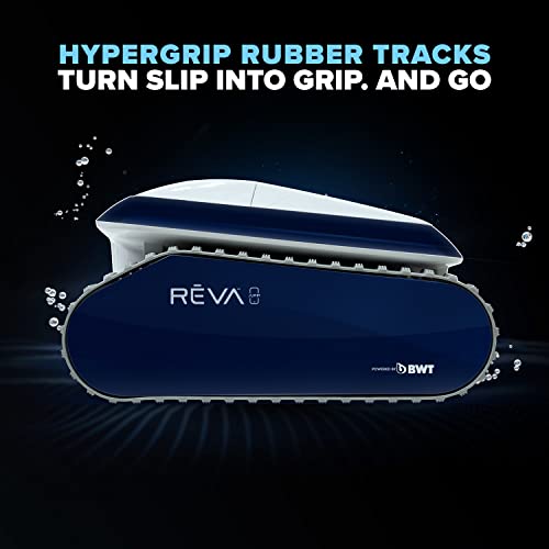 Aquabot REVA Robotic Pool Cleaner with Smartphone App, Gyroscope, Waterline Cleaning, and Smart Navigation
