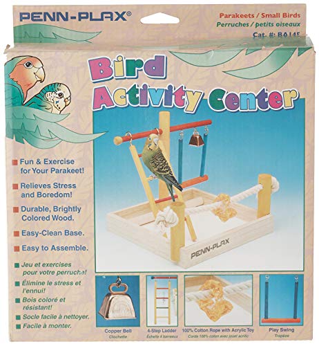 Penn-Plax Bird Life Wooden Playpen β Perfect for Parakeets, Lovebirds, and Parrotlets β Small