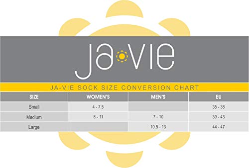 ja vie JAVIE Copper Crew Socks for Men & Women Sports Wicking Moisture Workout Training Socks Diabetic Non-binding Seamless Toe