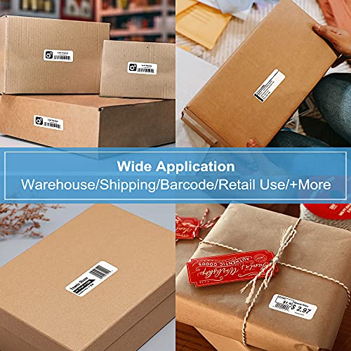 COLORWING Compatible Address Labels Replacement for DK-1201 Brother Labels 1.1 x 3.5 inch Die-Cut 29mm x 90mm, for Brother QL-800 QL-710W QL-810W, 12 Roll Standard Address Labels
