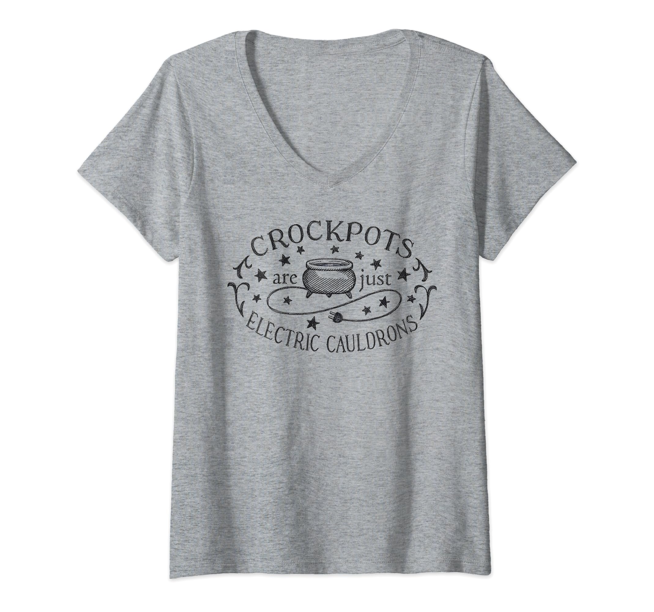Womens Crockpots Are Just Electric Cauldrons V-Neck T-Shirt