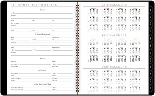 AT-A-GLANCE Weekly / Monthly Appointment Book / Planner 2019, 8.25 x 10.88 Inches, Contemporary, Graphite (70-950X-45)