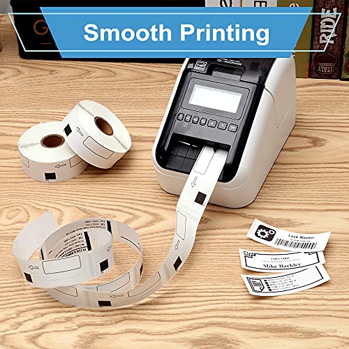 COLORWING Compatible Address Labels Replacement for DK-1201 Brother Labels 1.1 x 3.5 inch Die-Cut 29mm x 90mm, for Brother QL-800 QL-710W QL-810W, 12 Roll Standard Address Labels