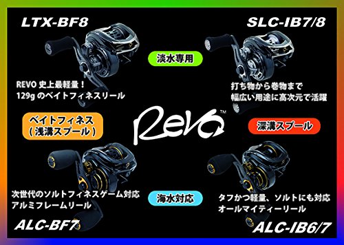 Abu Garcia REVO ALC-BF7 Bait Reel, Left Wind, 2016 Model, Salt Compatible, Lightweight and Compact Model