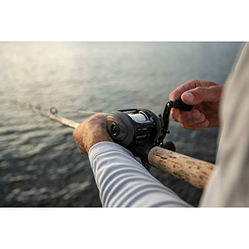 Abu Garcia Revo Toro Beast Low Profile Baitcast Fishing Reel, Size 60LP, Black/Smoke, Left Hand Position