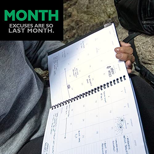AT-A-GLANCE Elevation 2023 RY Block Format Weekly Monthly Planner, Black, Large, 8 1/2" x 11"