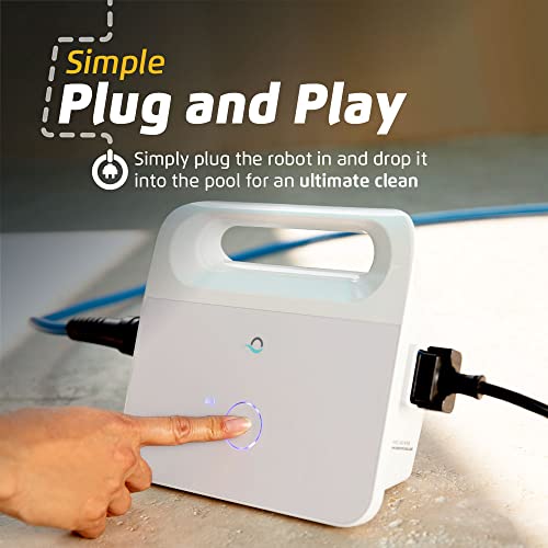 Dolphin Explorer E30 Robotic Pool Vacuum Cleaner with Wi-Fi Control โ Large Capacity, Top Load Filter Basket is Simple to Clean โ Powerful Suction Captures Small Debris โ Ideal for All Pool Types