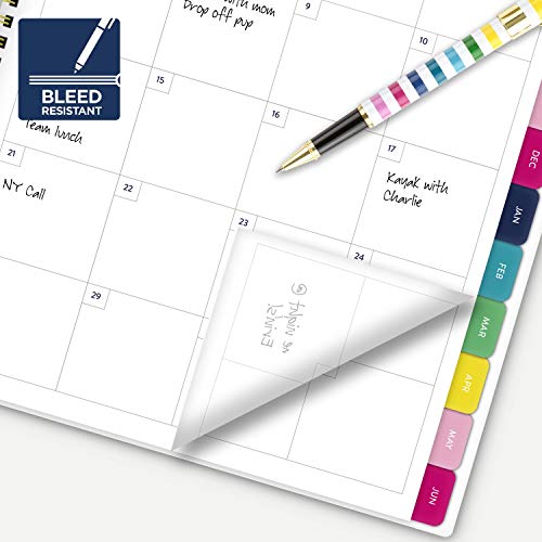Academic Planner 2021-2022, Simplified by Emily Ley for AT-A-GLANCE Weekly & Monthly Planner, 8-1/2" x 11", Large, for School, Teacher, Student, Pink Gingham (EL62-905A)