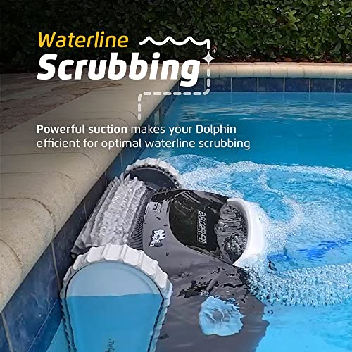 Dolphin Explorer E30 Robotic Pool Vacuum Cleaner with Wi-Fi Control โ Large Capacity, Top Load Filter Basket is Simple to Clean โ Powerful Suction Captures Small Debris โ Ideal for All Pool Types