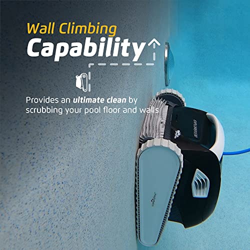 Dolphin Explorer E30 Robotic Pool Vacuum Cleaner with Wi-Fi Control โ Large Capacity, Top Load Filter Basket is Simple to Clean โ Powerful Suction Captures Small Debris โ Ideal for All Pool Types