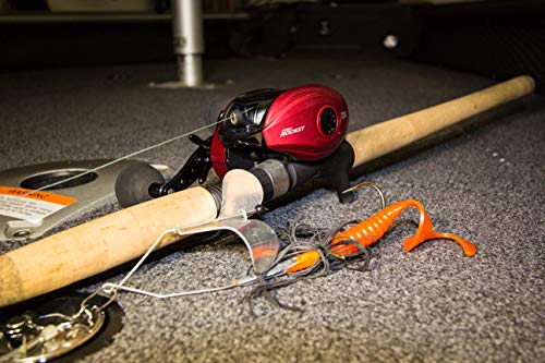 Abu Garcia Revo Toro Rocket LP Reell, Size 60LP Fishing Reel, Right Handle Position, Red