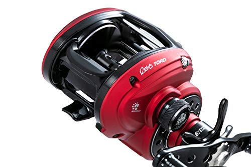 Abu Garcia Revo Toro Rocket LP Reell, Size 60LP Fishing Reel, Right Handle Position, Red