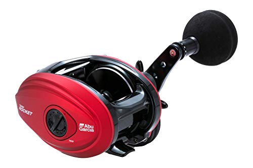 Abu Garcia Revo Toro Rocket LP Reell, Size 60LP Fishing Reel, Right Handle Position, Red