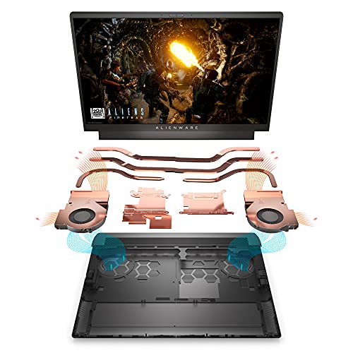 Alienware m15 R6, 15.6 inch QHD Non-Touch Gaming Laptop - Intel Core i7-11800H, 32GB DDR4 RAM, 1TB SSD, NVIDIA GeForce RTX 3080 8GB GDDR6, Windows 10 Home - Dark Side of The Moon (Latest Model)