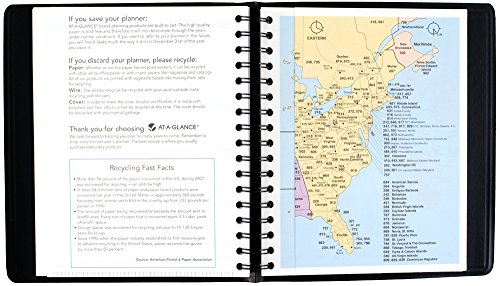 AT-A-GLANCE The Action Planner Daily Appointment Book 2015, Wirebound, 6.88 x 8.75 Inch Page Size, Black (70-EP03-05)