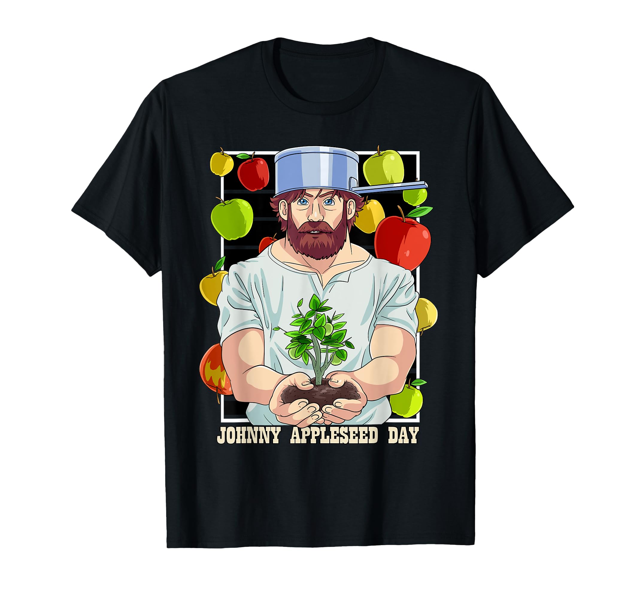 Johnny Appleseed Day Apple Tree Seed Farmer Orchard T-Shirt