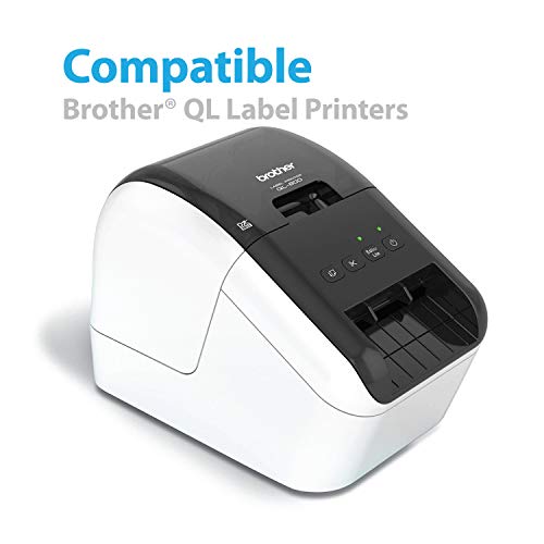 Buhbo Compatible Refill Replacement Label for Brother DK-2205 2-3/7" x 100 ft Continuous Paper Tape (8 Pack)