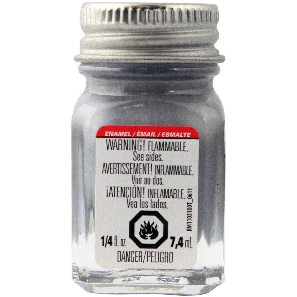 Testor's 1138TT 1/4 Oz Gray Gloss Enamel Hobby Paint
