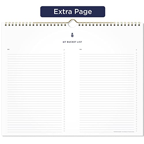 AT-A-GLANCE 2023 Wall Calendar, Simplified by Emily Ley, 11" x 8-1/2", Small, Monthly, Carolina Dogwood (EL91-709)