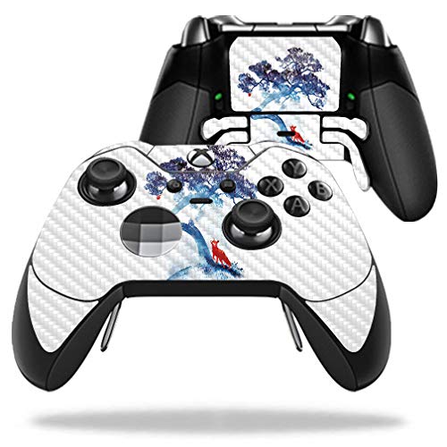 MightySkins Carbon Fiber Skin for Microsoft Xbox One Elite Controller - Last Apple Tree | Protective, Durable Textured Carbon Fiber Finish | Easy to Apply, Remove, and Change Styles | Made in The USA