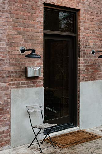Umbra 460322-592 Postino Wall-Mount Mailbox, Stainless Steel