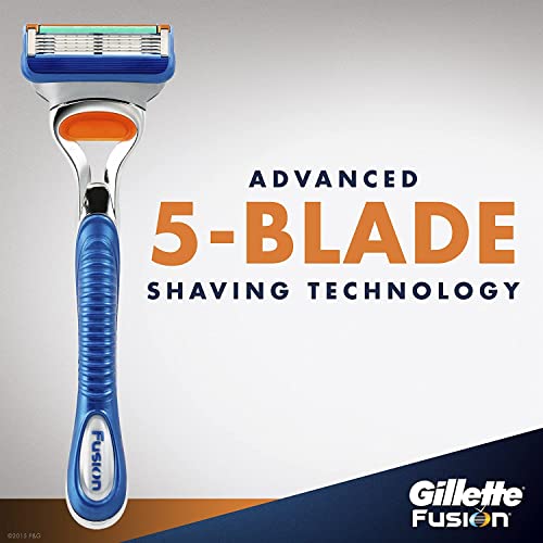 Gillette Fusion5 Mens Razor Blade Refills, 12 Count, Lubrastrip for a More Comfortable Shave