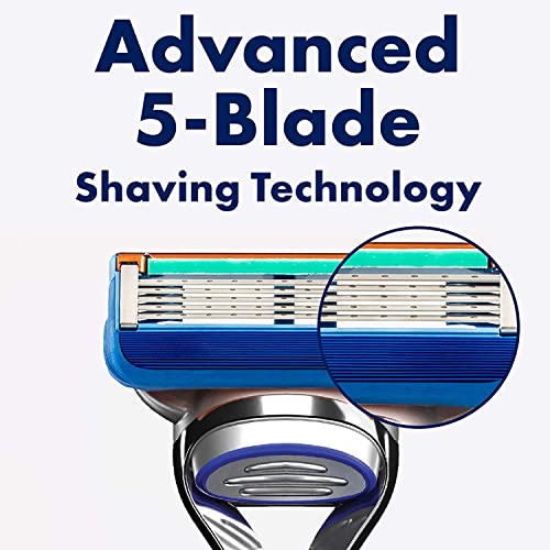 Gillette Fusion5 Mens Razor Blade Refills, 12 Count, Lubrastrip for a More Comfortable Shave