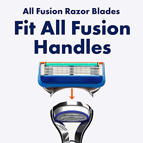 Gillette Fusion5 Mens Razor Blade Refills, 12 Count, Lubrastrip for a More Comfortable Shave