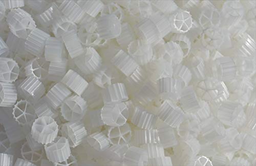 K2 Bio Filter Media Moving Bed Biofilm Reactor (MBBR) for Aquaponics, Aquaculture, Hydroponics - Ponds - Aquariums by Wholesale Koi Farm, (2 Gallons)