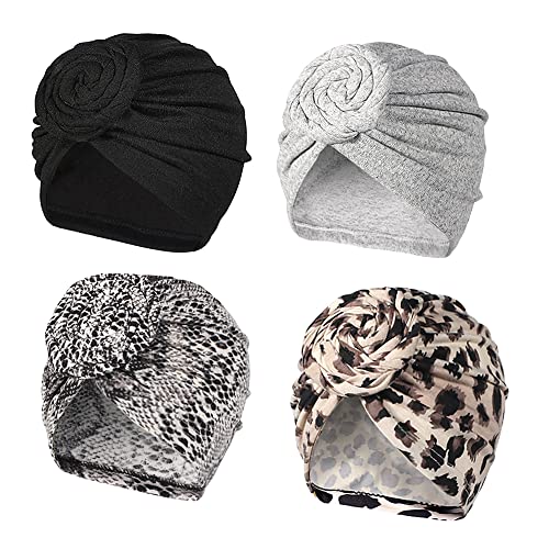 Stretch Turban Hats for Women - Hair Wraps for Women Women Turbans Hair Scarf Turban Head Wrap Pre Twist Ultra Soft Extra Elastic and Breathable