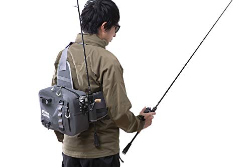 Abu Garcia One Shoulder Bag, Waterproof, Charcoal, Fishing