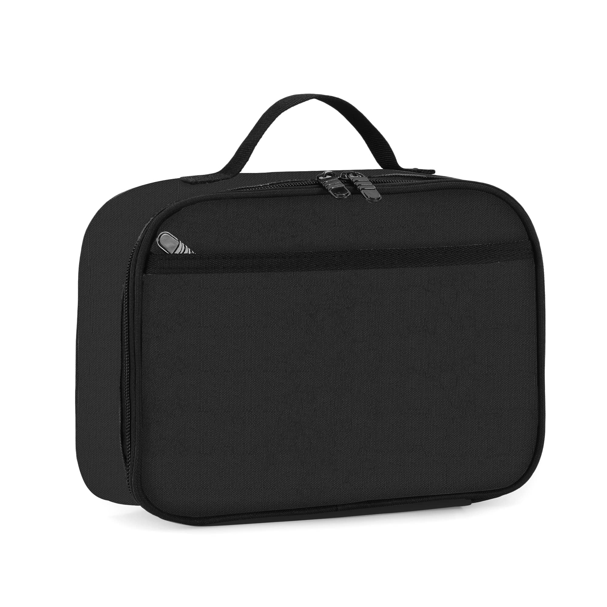 rickyh style Lunch Box with Padded Liner, Spacious Insulated Lunch Bag Durable Thermal Lunch Cooler Pack with Strap for Boys Girls Adults School Sports Beach Picnic Work Camp,2 Pocket (LBhei)
