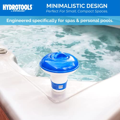 SaluSpa 61"x24" Vancouver AirJet Plus & HYDROTOOLS by SWIMLINE Mini Chemical Dispenser| Compatible with Bromine & Chlorine, Supports 1ββ Tablets | Adjustable Control Ring for Customizable Flow Rate