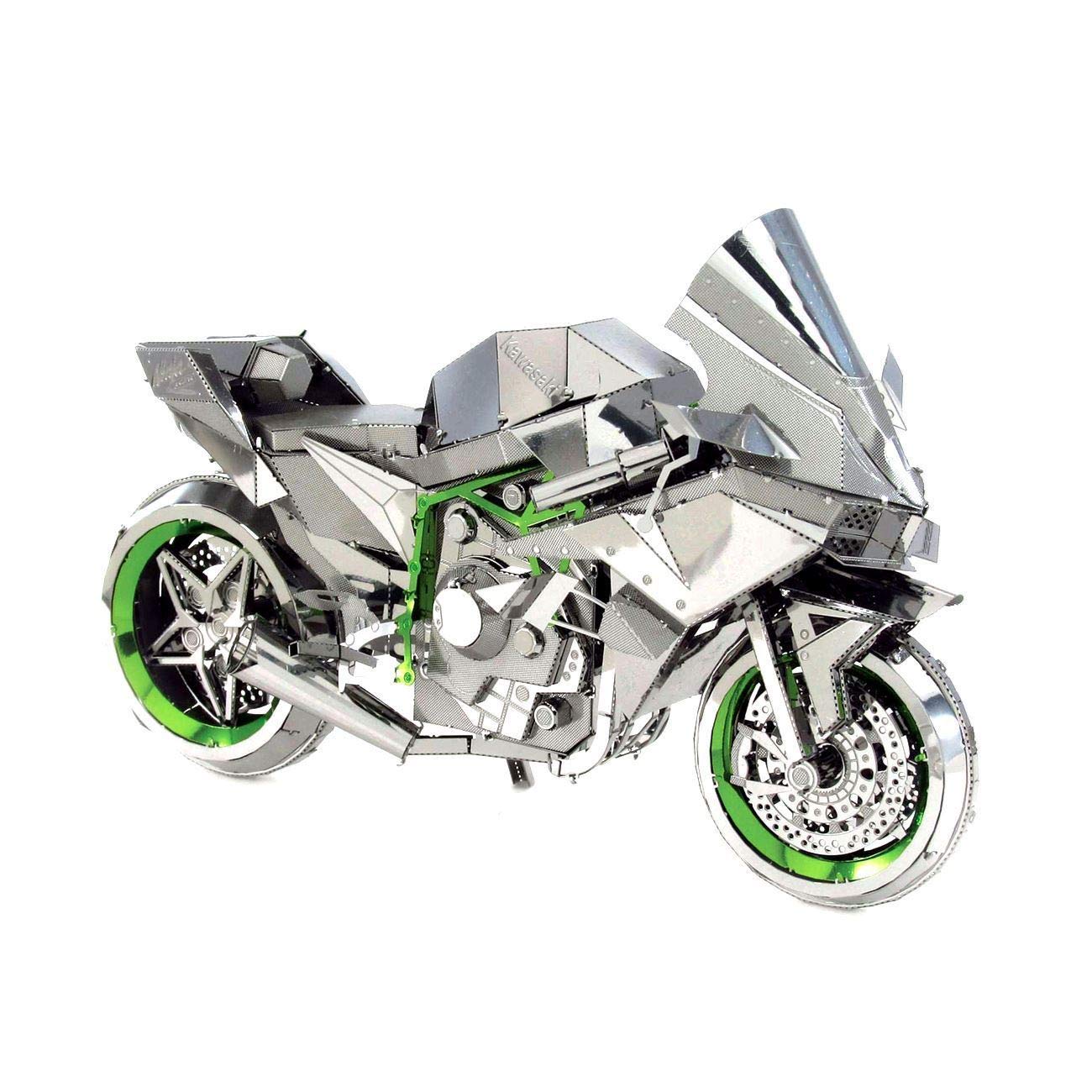 Metal Earth Premium Series Kawasaki Ninja Motorcycle 3D Metal Model Kit Fascinations