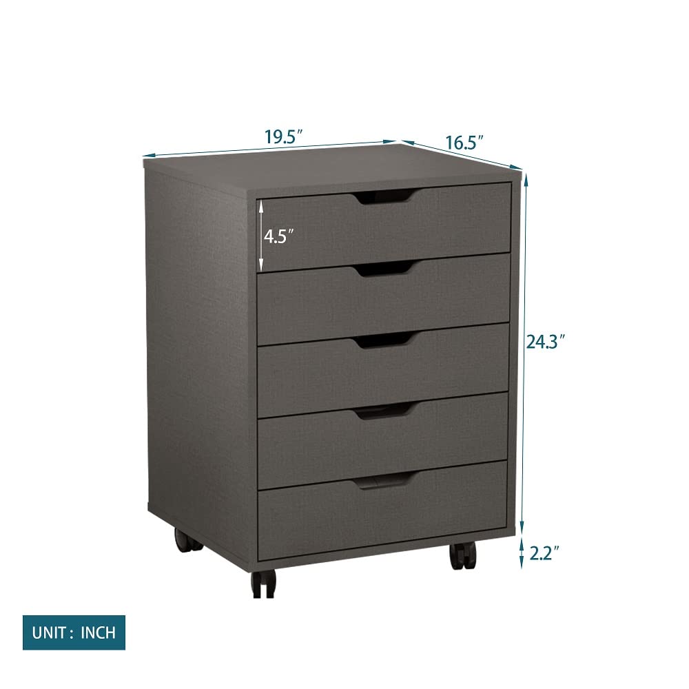 TFXATFX Brown Oak Drawer Wood File Cabinet with Coded Lock Mobile Lateral Filing Cabinet Printer Stand with Open Storage Shelves for Home Office Modern Popular Wood Grain
