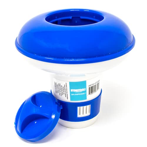 SaluSpa 61"x24" Vancouver AirJet Plus & HYDROTOOLS by SWIMLINE Mini Chemical Dispenser| Compatible with Bromine & Chlorine, Supports 1ββ Tablets | Adjustable Control Ring for Customizable Flow Rate