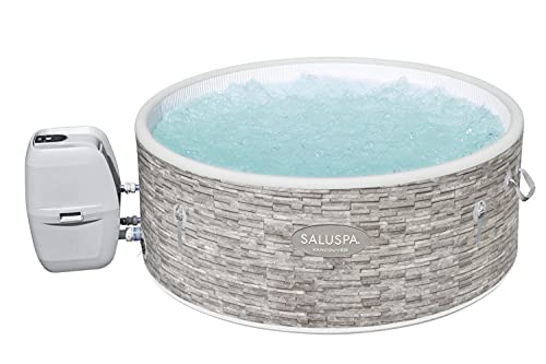 SaluSpa 61"x24" Vancouver AirJet Plus & HYDROTOOLS by SWIMLINE Mini Chemical Dispenser| Compatible with Bromine & Chlorine, Supports 1ββ Tablets | Adjustable Control Ring for Customizable Flow Rate