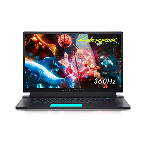 Alienware x17 R1, 17.3 inch FHD 360Hz Non-Touch Gaming Laptop - Intel Core i7-11800H, 32GB DDR4 RAM, 1TB SSD, NVIDIA GeForce RTX 3080 16GB GDDR6, Windows 10 Home - Lunar Light