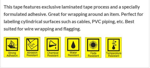 NEOUZA 5PK Compatible for Brother Laminated Tze Tz Label Tape Cartridge 12mmx8m (TZe-Fx631 Flexible ID Black on Yellow)