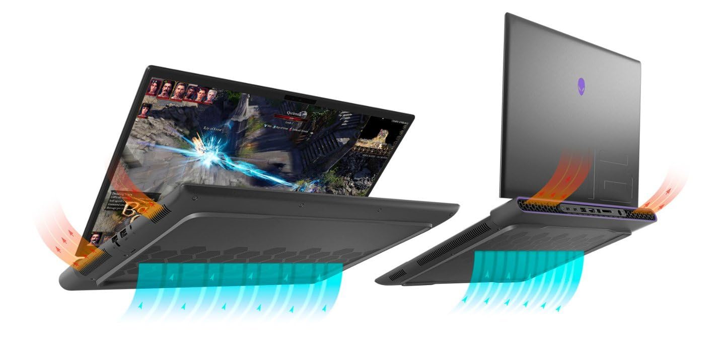 Dell Alienware m16 R1 2023 Gaming Laptop ~ 16" WQXGA 165Hz IPS ~ Intel Core i7-13700HX ~ 64GB DDR5~4TB M.2 NVMe ~ Per-Key RGB Backlit Keyboard Thunderbolt 4 ~ Wi-Fi 6E ~ Windows 10 Pro