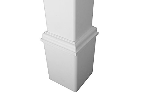 Zippity Outdoor Products ZP19013 Classica Mailbox Post, White