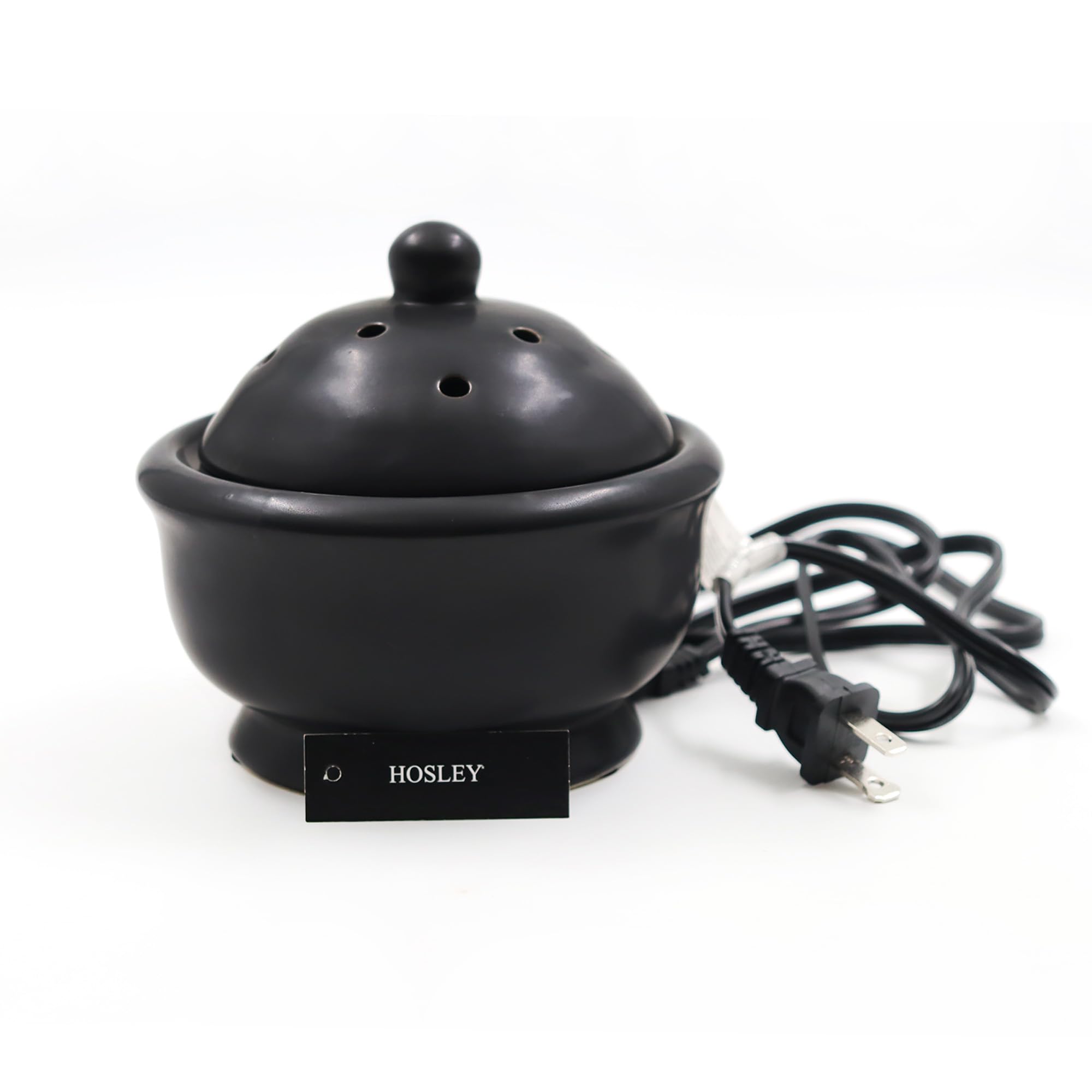 Hosley® Enchanting Aromas 5" High Electric Liquid Potpourri Pot Ceramic Warmer 110 Volts Stylish Home Fragrance Solution Compact Decor Accent for Customizable Scents Plug-and-Play Convenience for Cozy