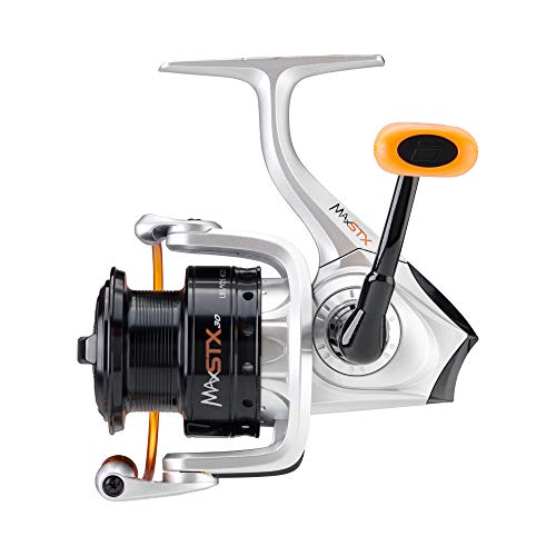 Abu Garcia Silver Max & Max STX Spinning Reels, Orange, 10- Box