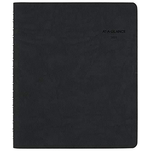 2021 Daily Appointment Book & Planner by AT-A-GLANCE, 6-1/2" x 8-3/4", Medium, The Action Planner, Black (70EP0305)