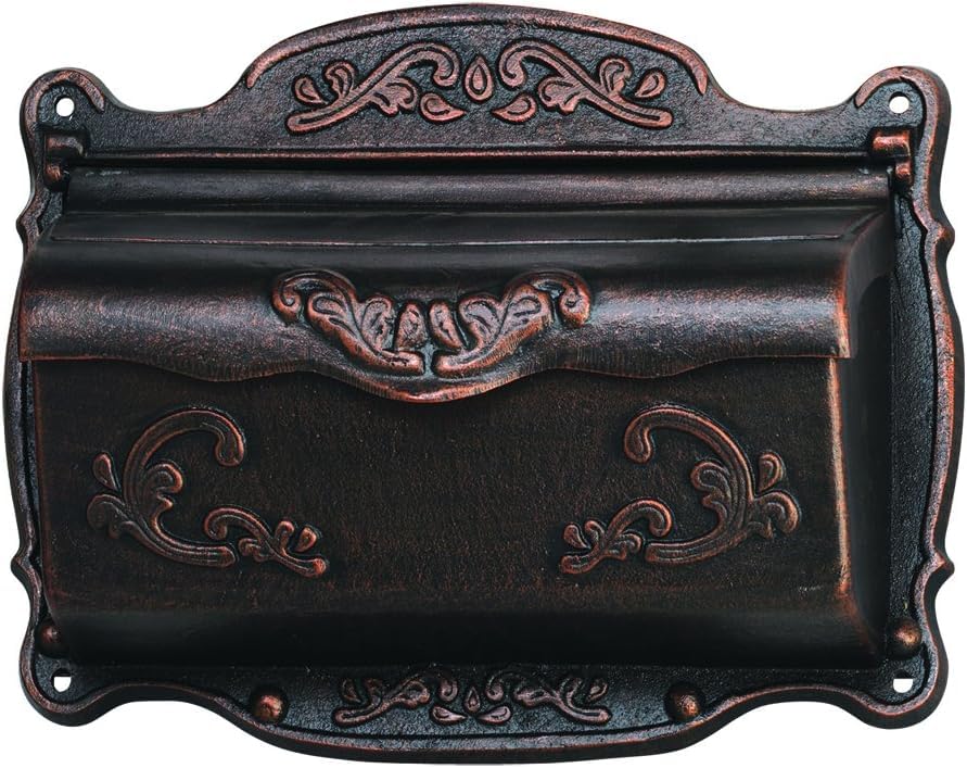 Fine Art Lighting SB12N Wall Mounted Mailbox, Cast Aluminum, L17.5X W5.3X H12.25, Vintage Bronze