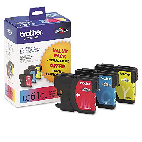 Brother Lc613pks Innobella Ink Cartridges (Cyan/Magenta/Yellow) 3/Pk in Retail Packaging