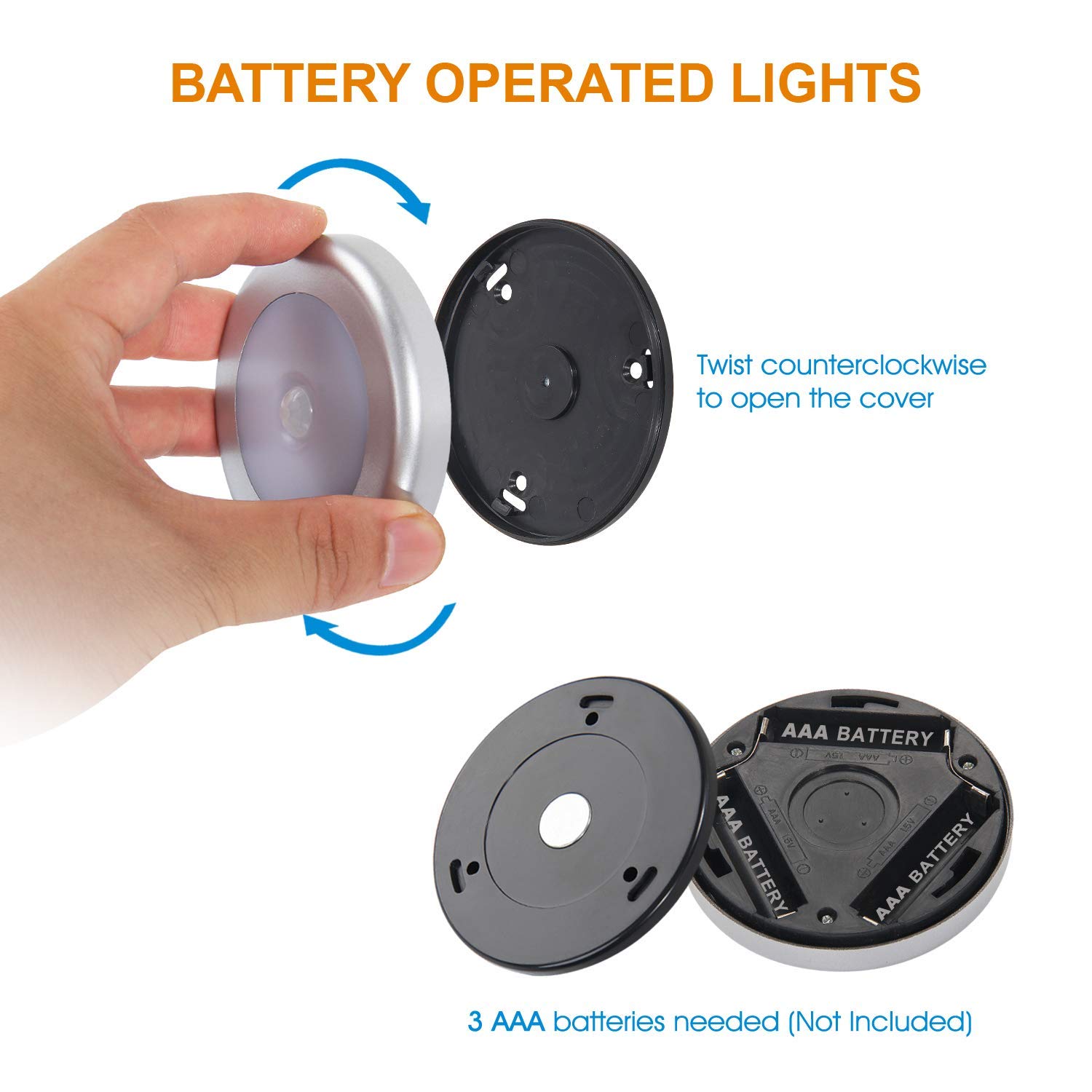 Motion Sensitive Mailbox LED Light - Portable Universal Magnetic Interior LED Light with Motion Sensor for Mailbox Lighting - Illuminates Your Mailbox for Enhanced Visibility at Night