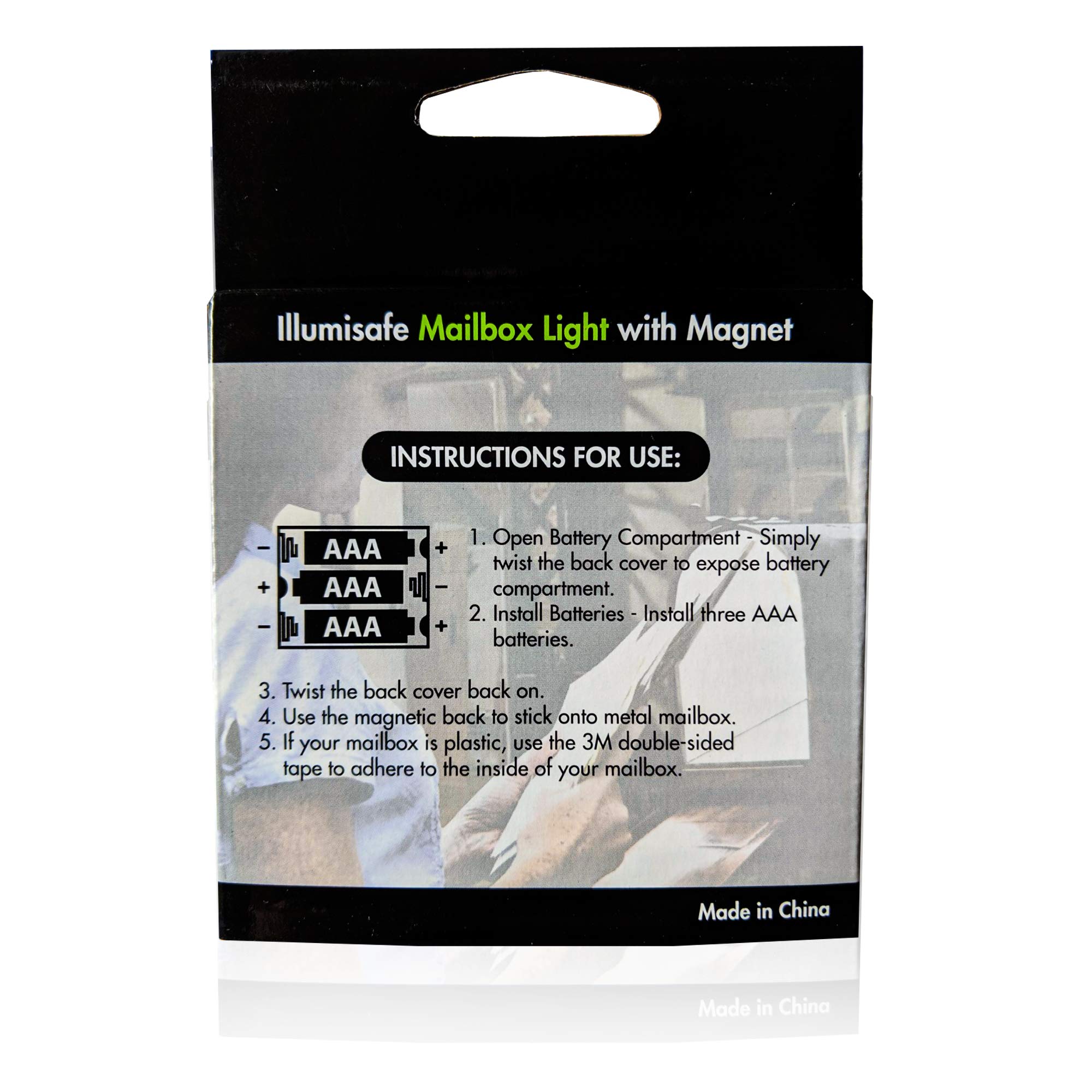 Motion Sensitive Mailbox LED Light - Portable Universal Magnetic Interior LED Light with Motion Sensor for Mailbox Lighting - Illuminates Your Mailbox for Enhanced Visibility at Night