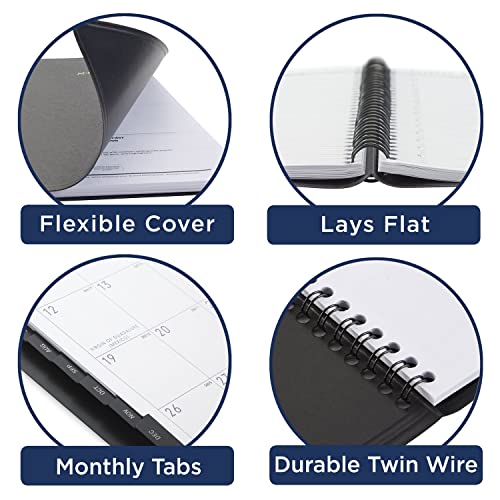 AT-A-GLANCE 2023 Monthly Planner, DayMinder, 8-1/2" x 11", Large, Gray (GC47007)