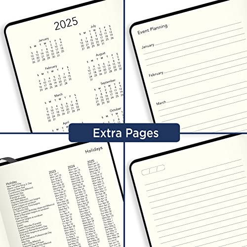 AT-A-GLANCE 2023 Weekly & Monthly Planner, Plan. Write. Remember, 5" x 8-1/4", Small, Pocket, Hardcover, Black (706D1005)